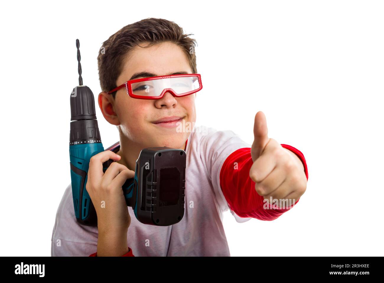 Hispanic boy wearing eyeglasses hi-res stock photography and images - Alamy