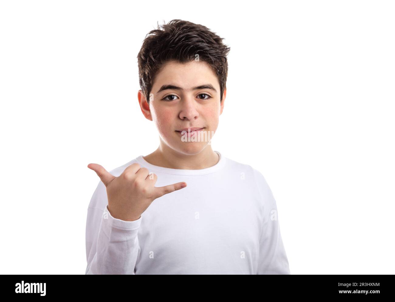 Boy gesture hi-res stock photography and images - Alamy