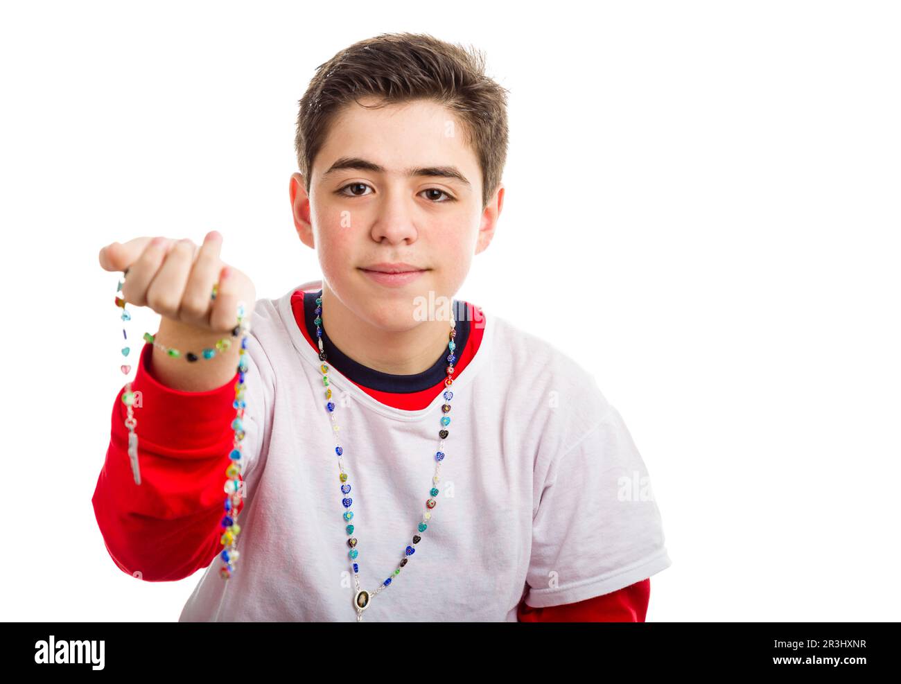 Boy holding cross hi-res stock photography and images - Alamy