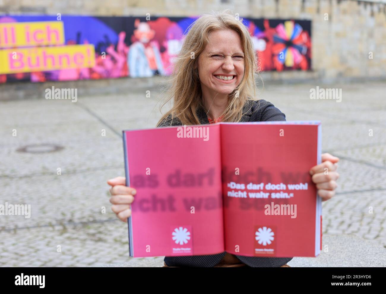 16 May 2023, Saxony-Anhalt, Halle (Saale): The Dane Mille Maria ...
