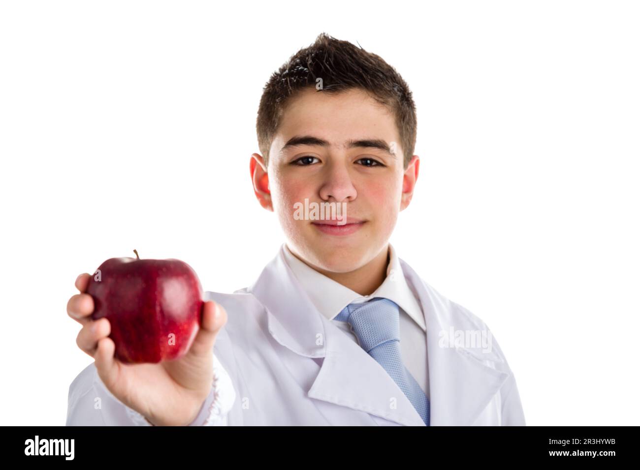 Apple a day keeps the doctor away, old saying Stock Photo - Alamy