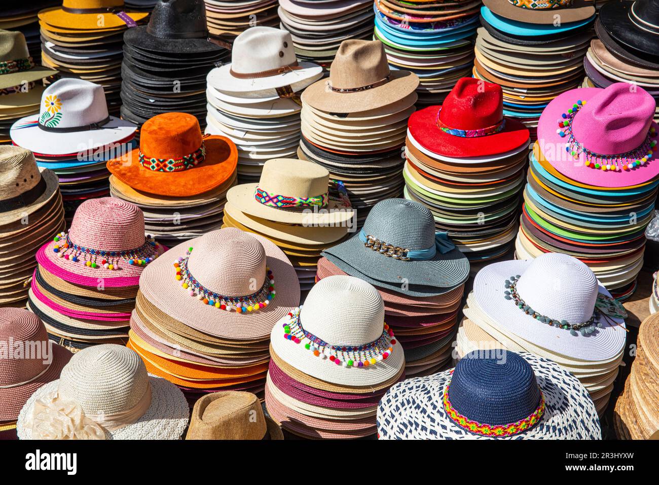 Mexican hats, Oaxaca, Mexico Stock Photo - Alamy