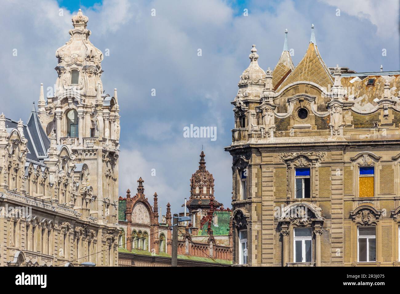 Buildings in Budapest Stock Photo - Alamy