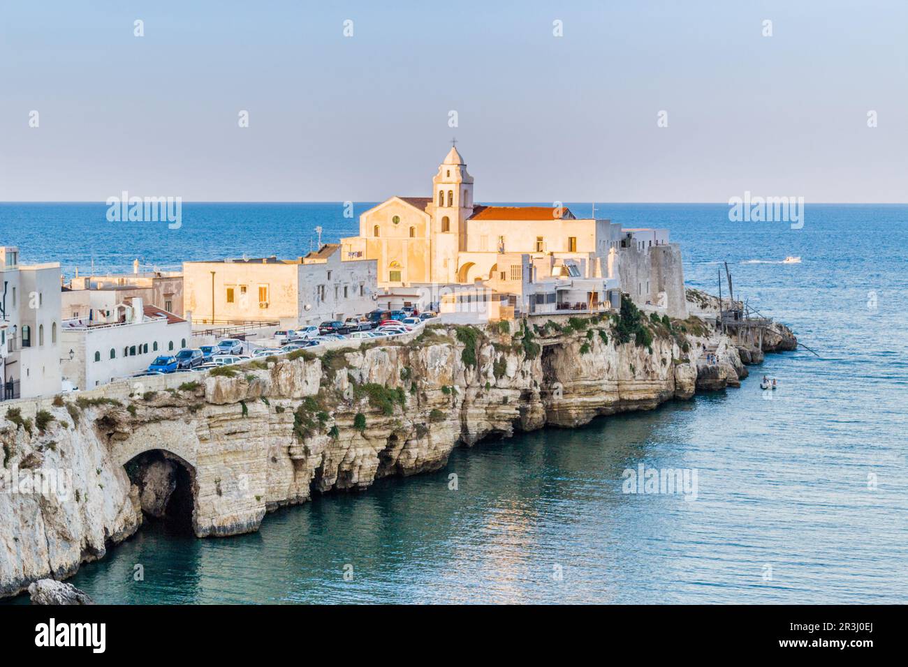 Old Town on sea cliff Stock Photo - Alamy