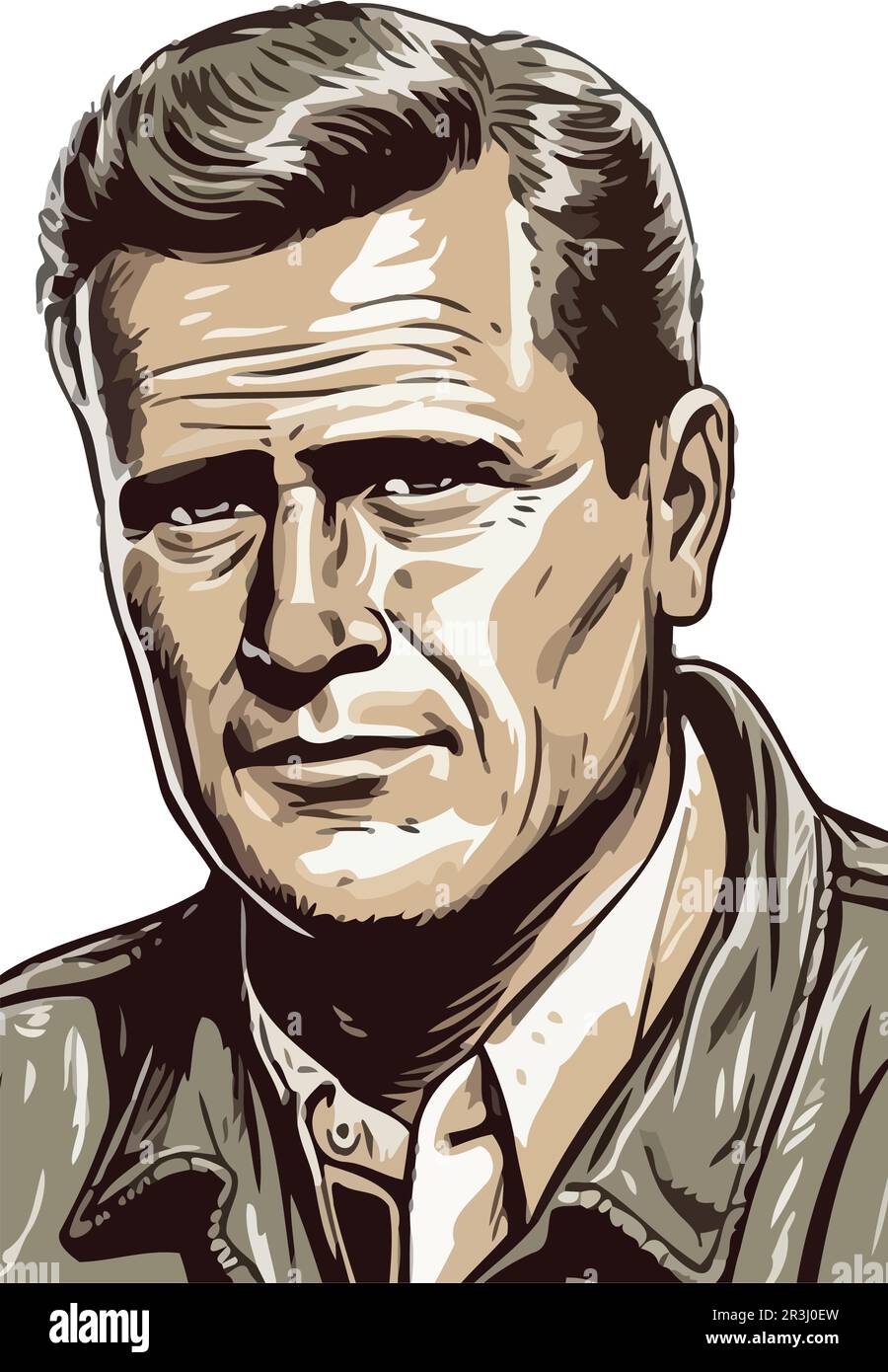 Sadness and grief man portrait Stock Vector Image & Art - Alamy