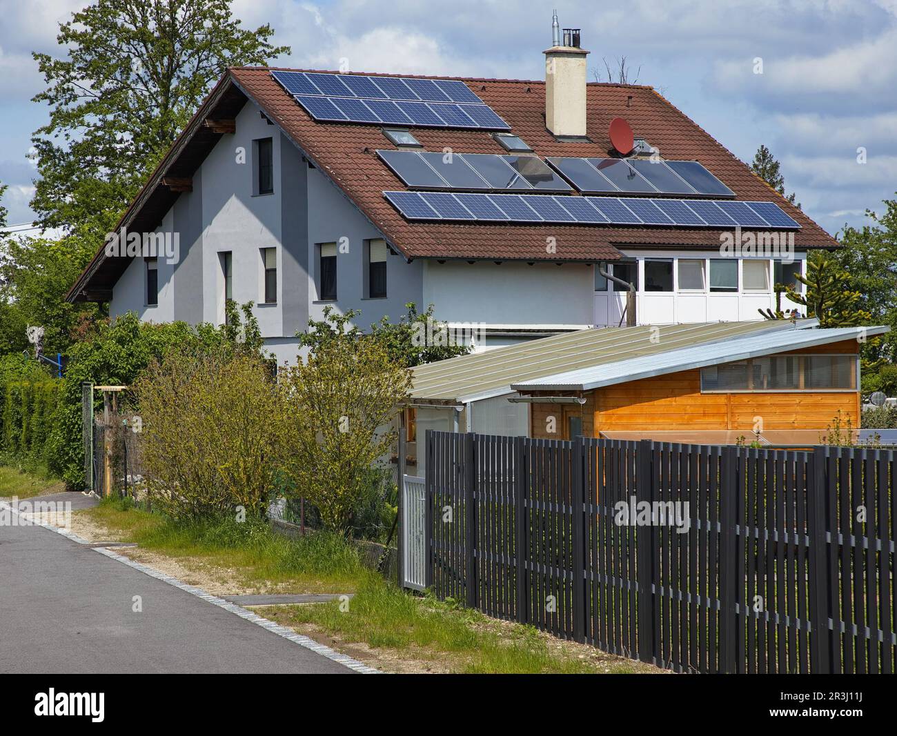 Central solar panel hi-res stock photography and images - Alamy
