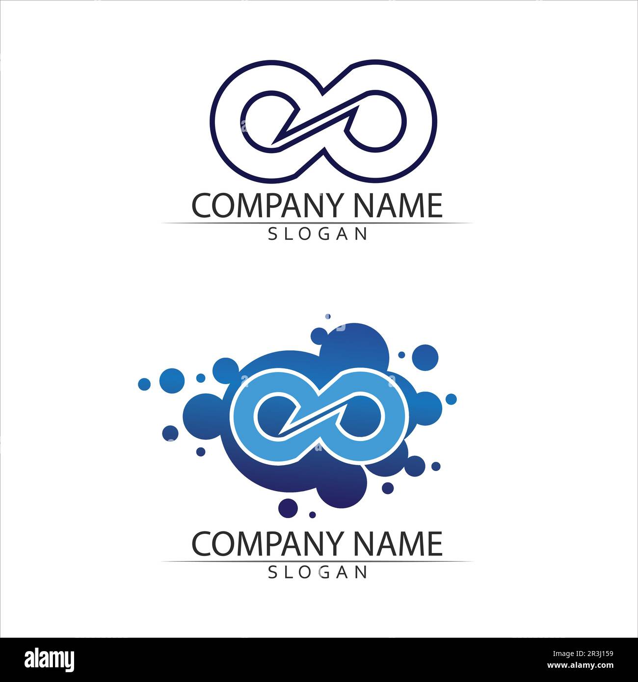 Infinity Design Vector icon illustration Logo template design Stock ...