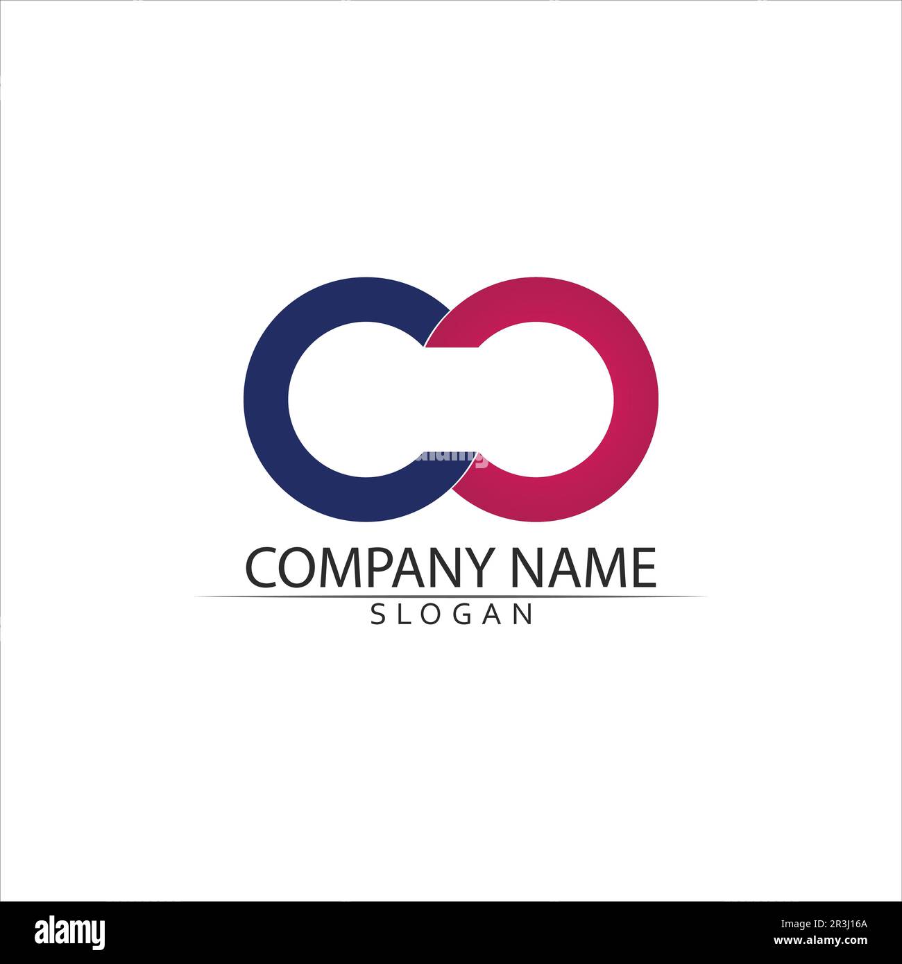 Infinity Design Vector icon illustration Logo template design Stock ...