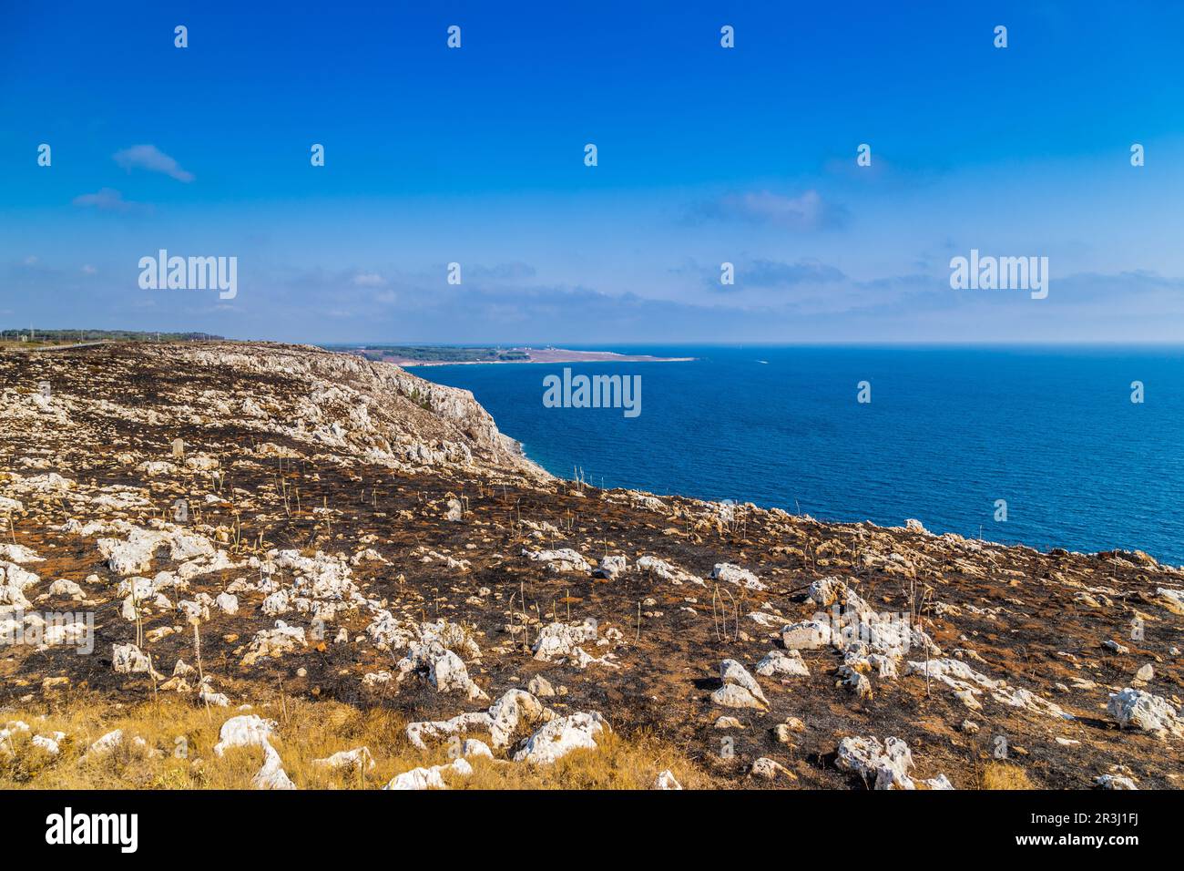 Blue sea steep cliffs coastal hi-res stock photography and images - Alamy