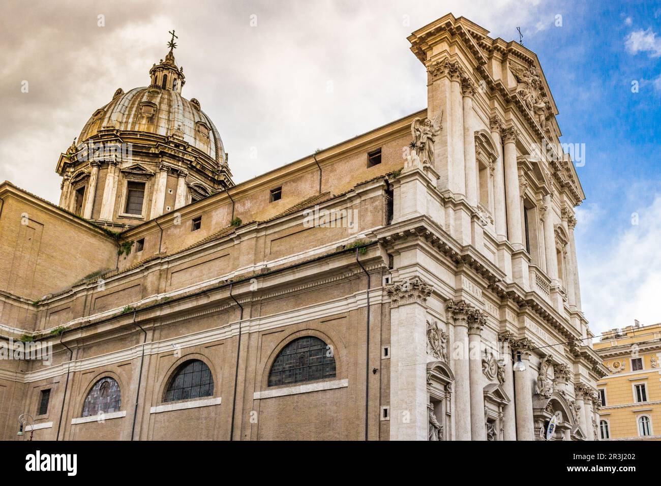Church in Rome, St Andrew in the Valley Stock Photo - Alamy