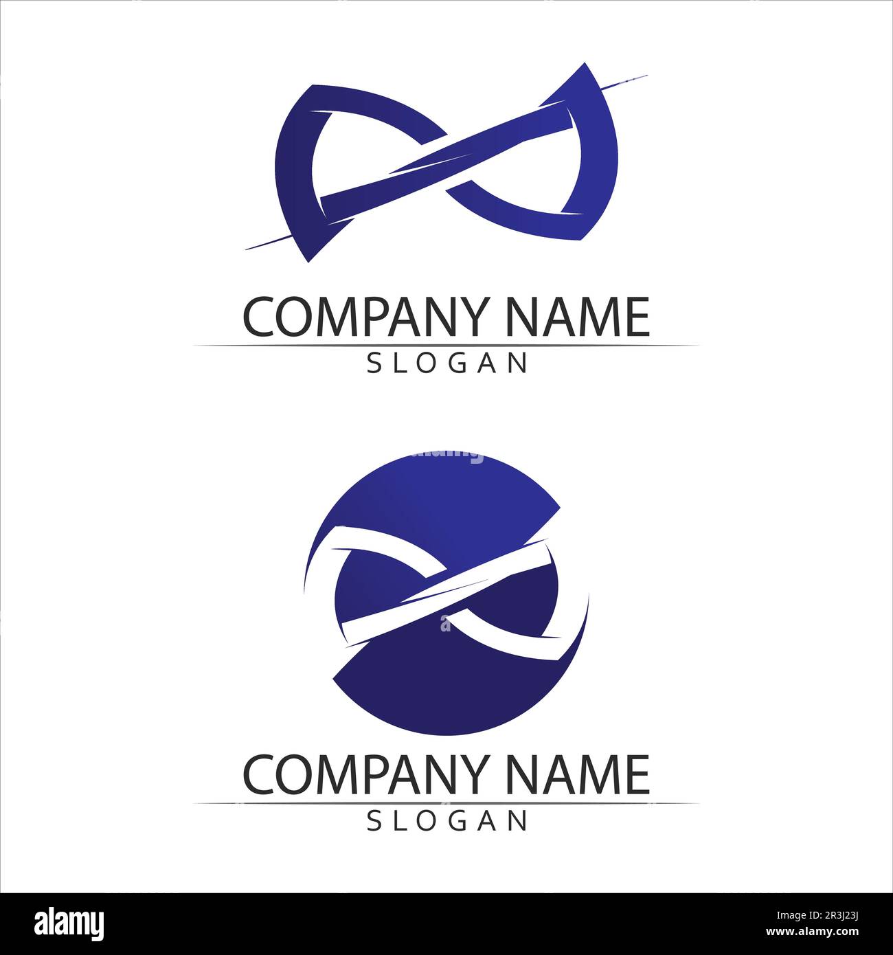 Infinity Design Vector icon illustration Logo template design Stock ...