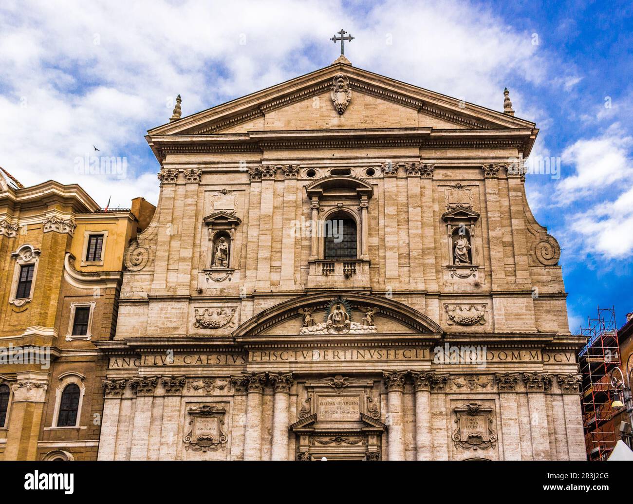 Church in Rome, The New Church Stock Photo - Alamy