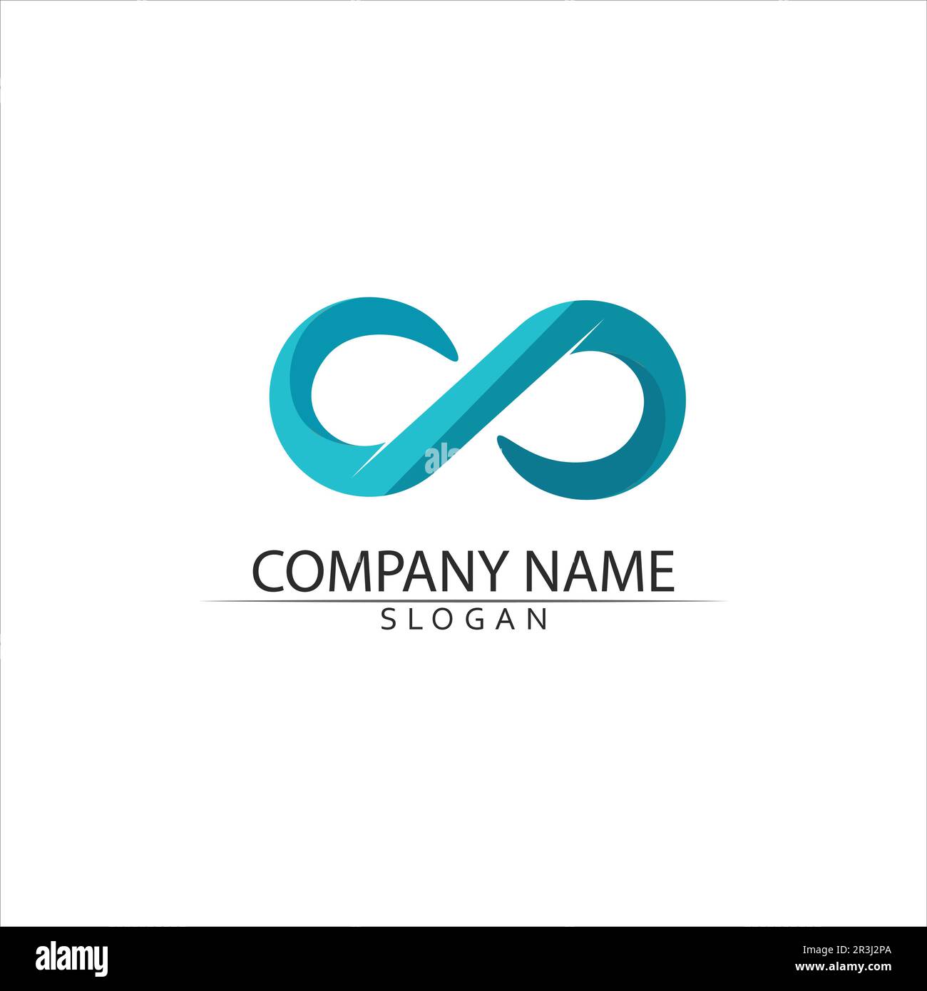 Infinity Design Vector icon illustration Logo template design Stock ...