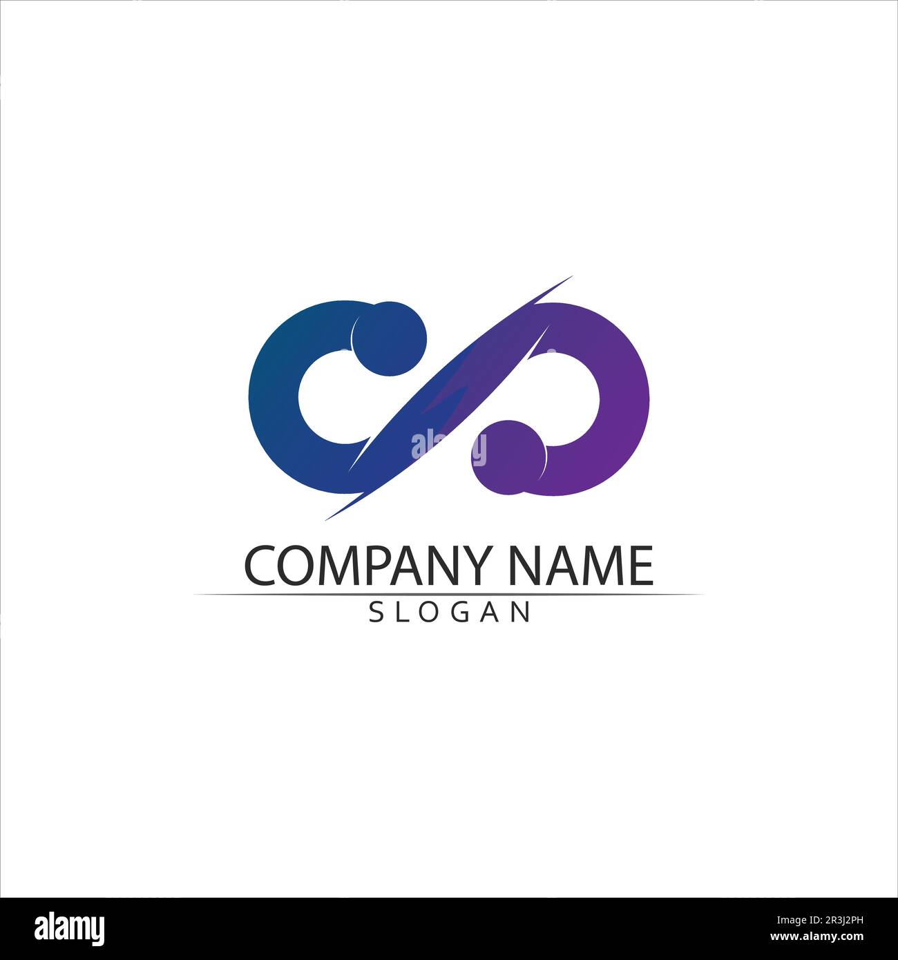 Infinity Design Vector icon illustration Logo template design Stock ...