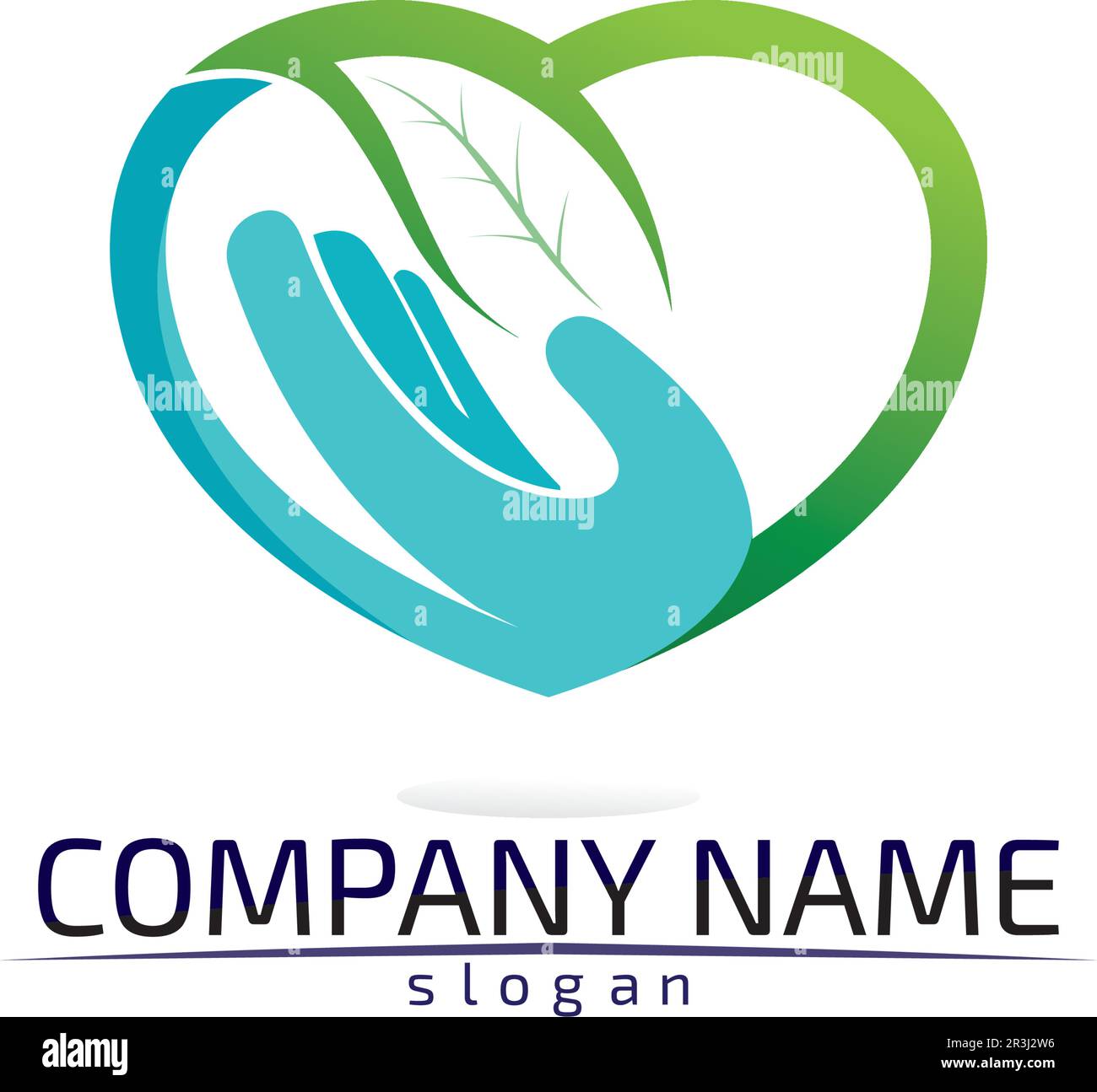 Hand and help vector logo and symbols template icons app Stock Vector ...