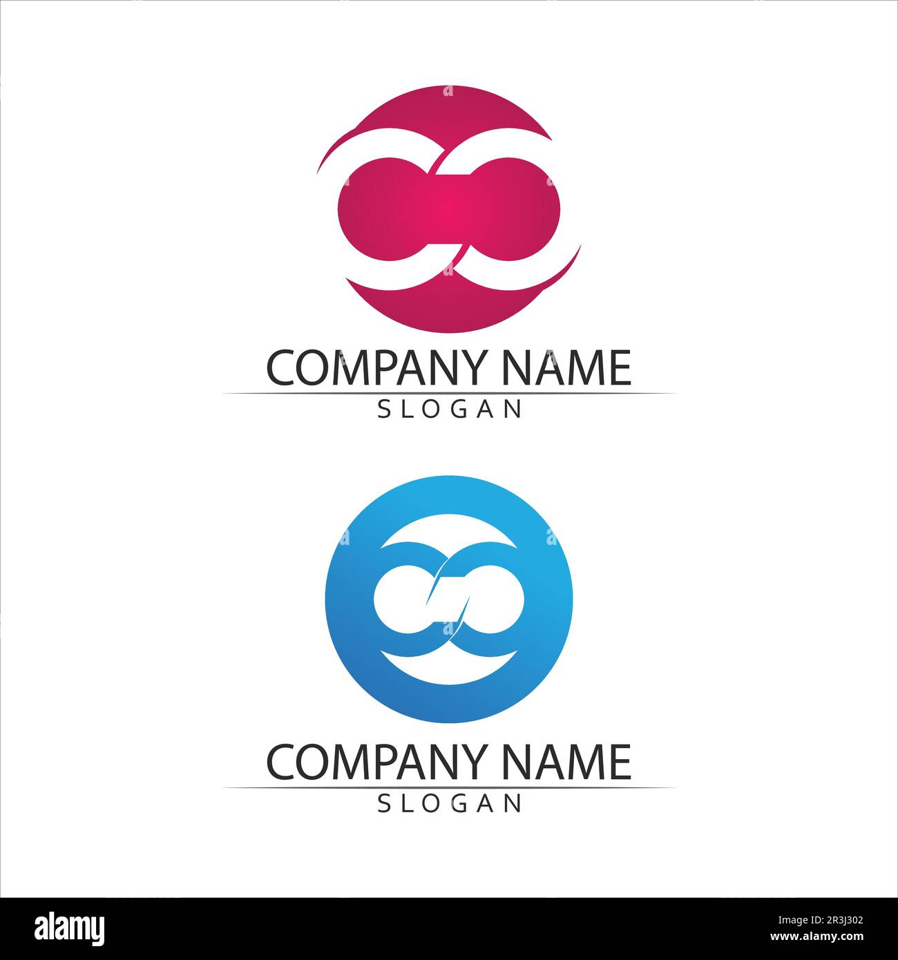 Infinity Design Vector icon illustration Logo template design Stock ...