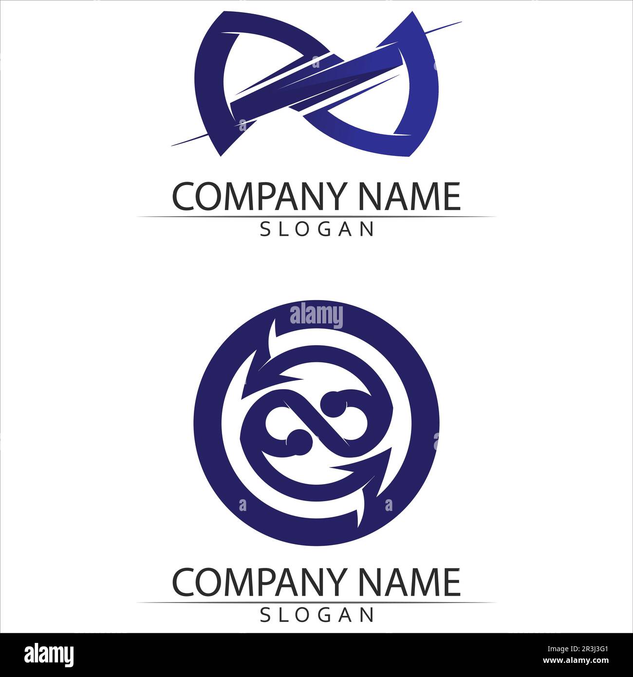 Infinity Design Vector icon illustration Logo template design Stock ...