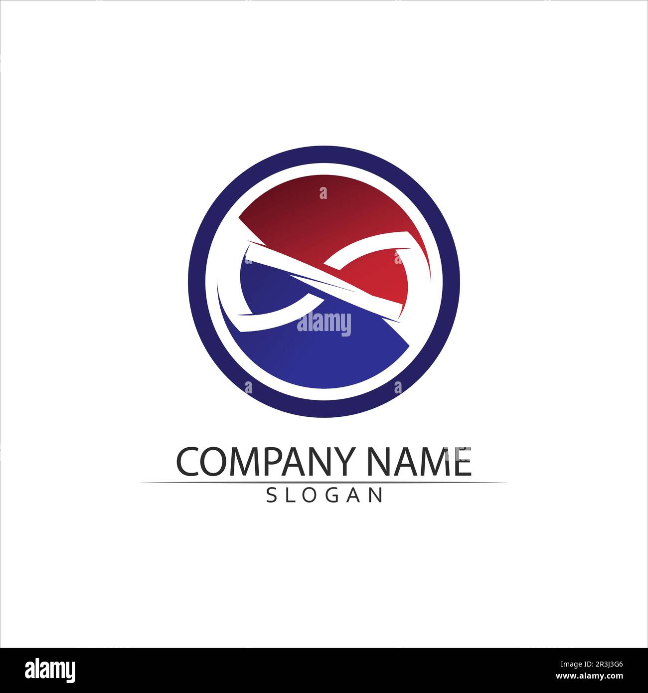 Circle infinity logo hi-res stock photography and images - Alamy