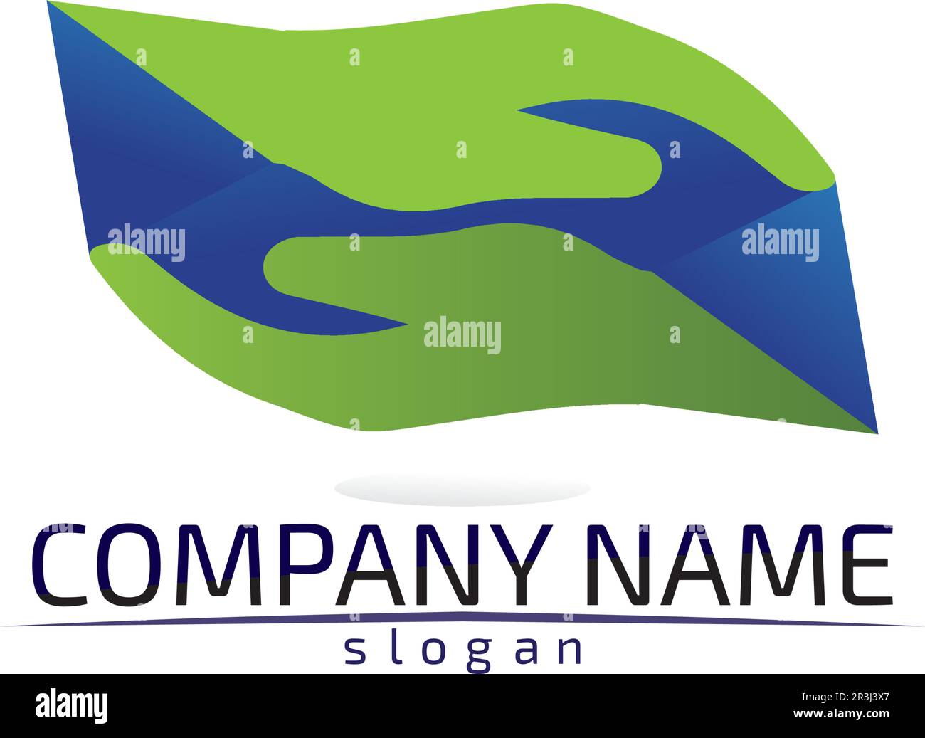 Hand and help vector logo and symbols template icons app Stock Vector ...