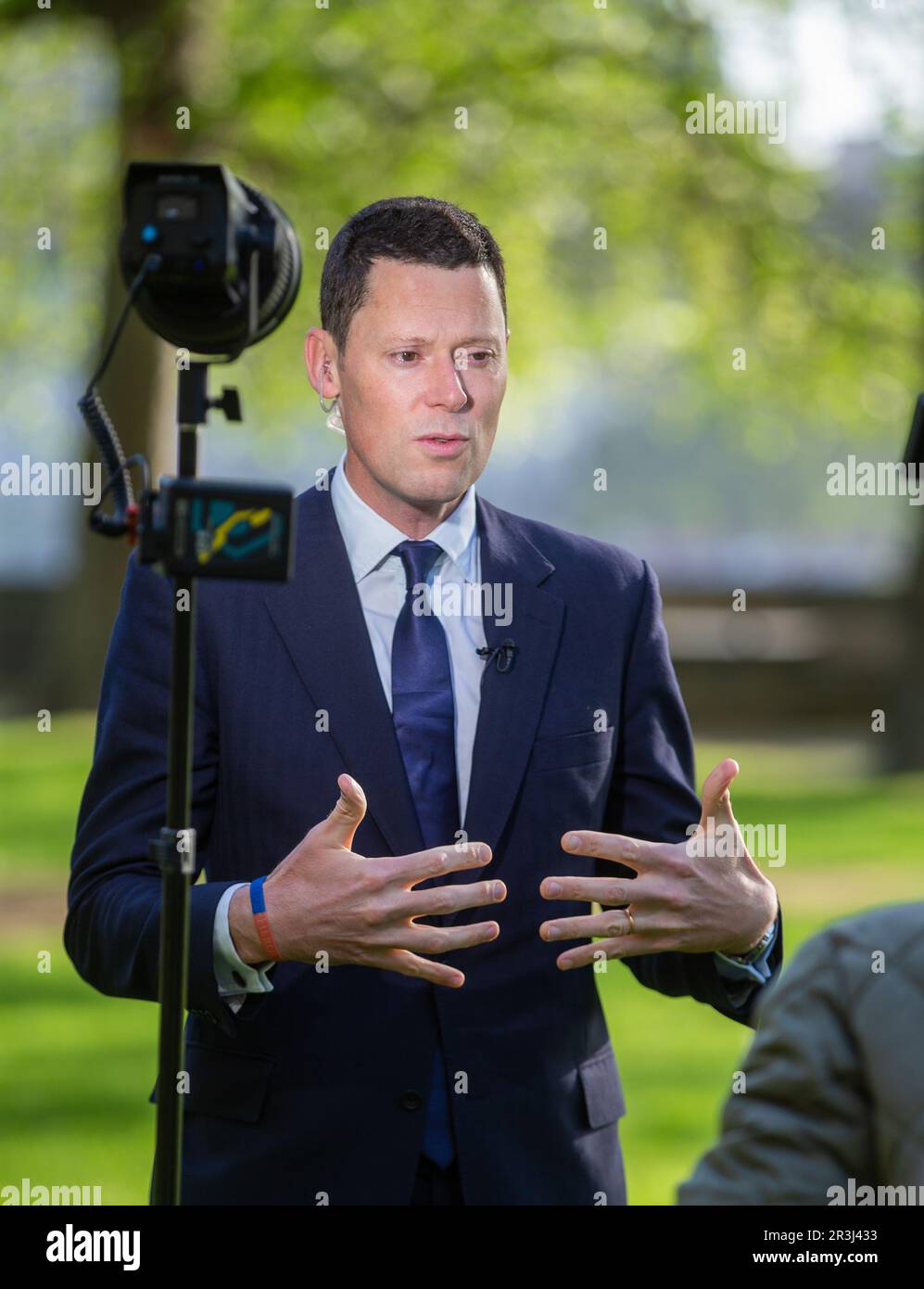 London, England, UK. 24th May, 2023. Justice Secretary ALEX CHALK is ...
