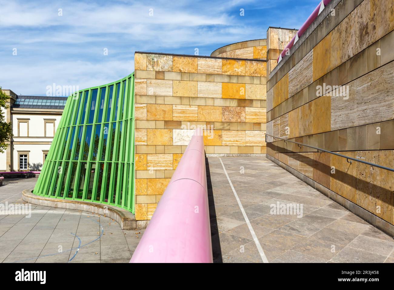 Stuttgart New State Gallery modern architecture in Germany Stock Photo ...