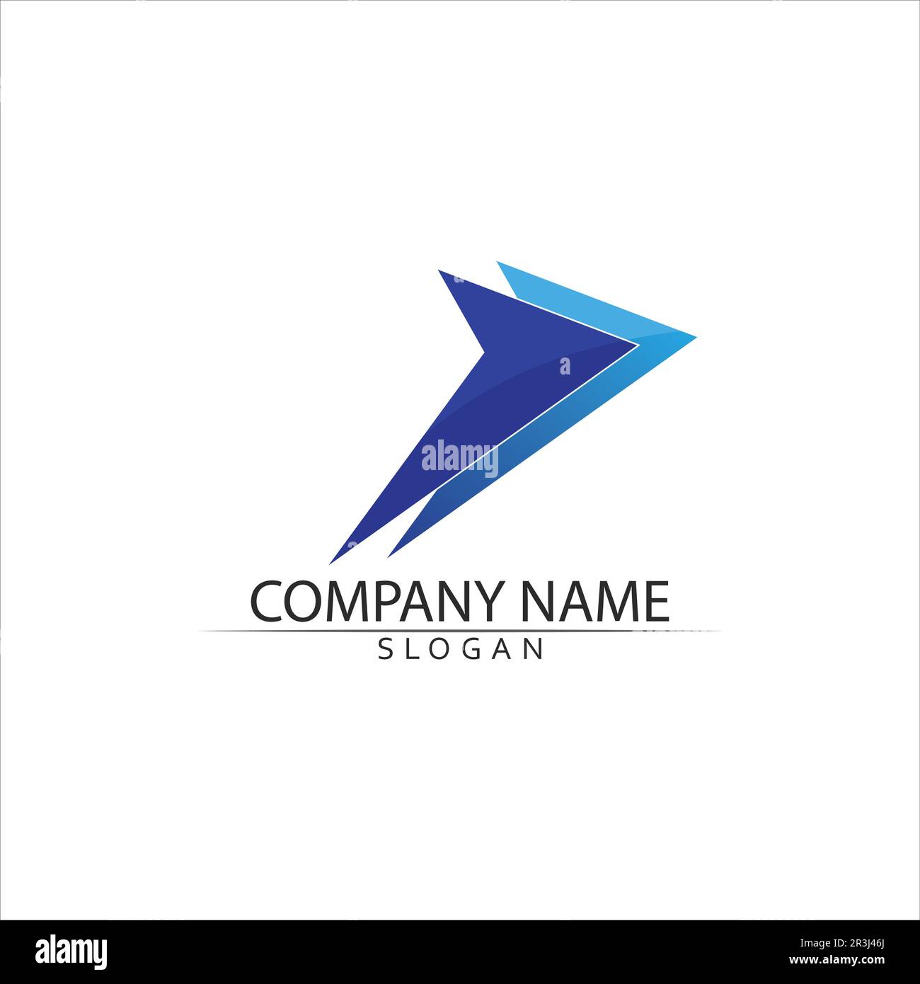 Arrow vector illustration icon Logo Template design Stock Vector Image ...