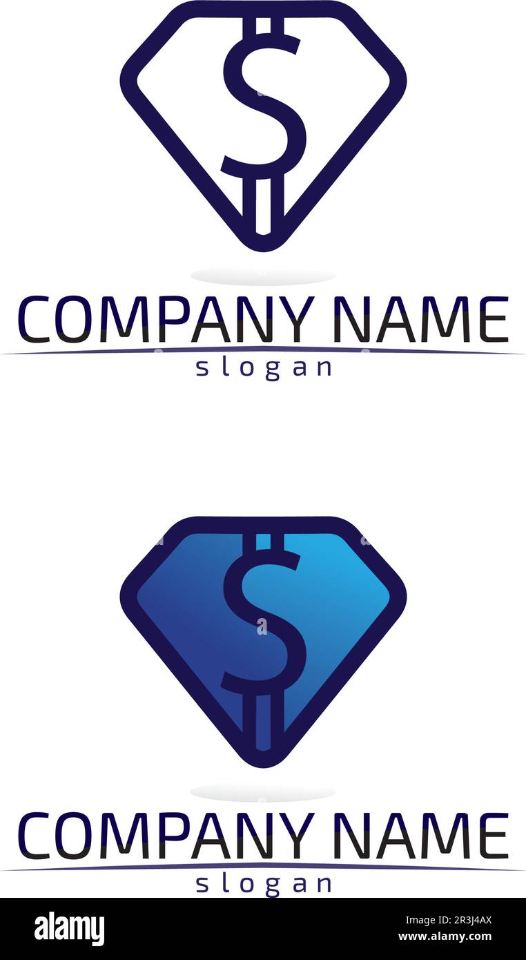 Diamond and Jewel design vector Logo Template symbol Stock Vector Image ...