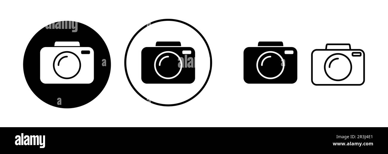 Camera Icon in trendy flat style isolated. Camera symbol web site ...