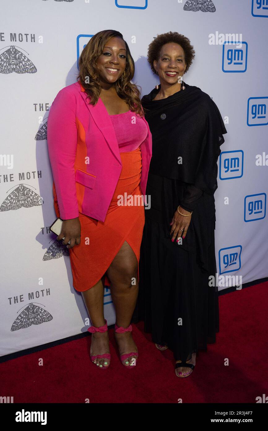 New York, USA. 23rd May, 2023. Dominique Sharpton and Hasna Muhammad ...