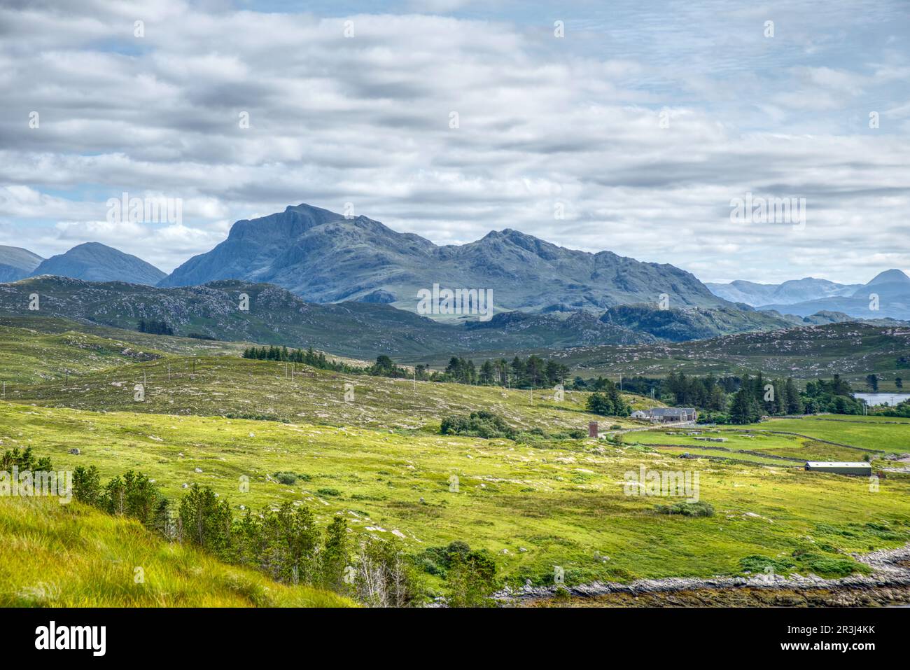 Inverewe Viewpoint, Achnasheen, Highland, Scotland, Great Britain Stock ...
