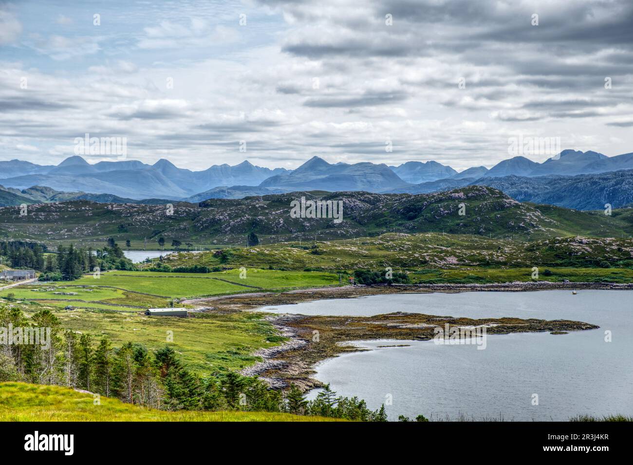 Inverewe Viewpoint, Highland, Scotland, Great Britain Stock Photo - Alamy