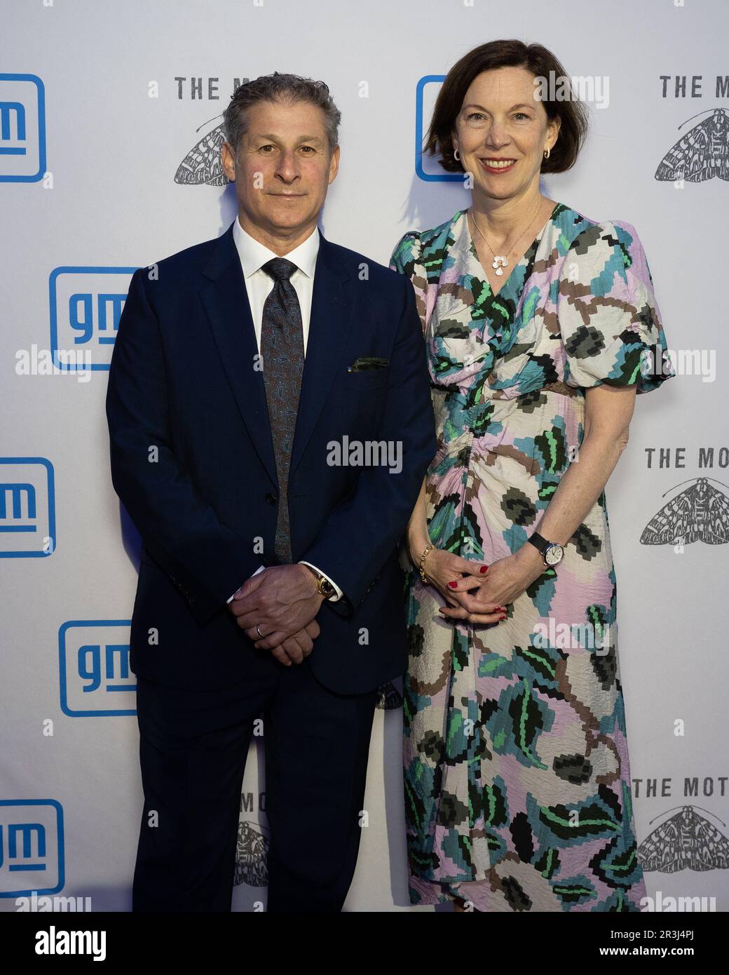 New York, USA. 23rd May, 2023. Chris Pavone and Madeline McIntosh arrive on the red carpet for ...