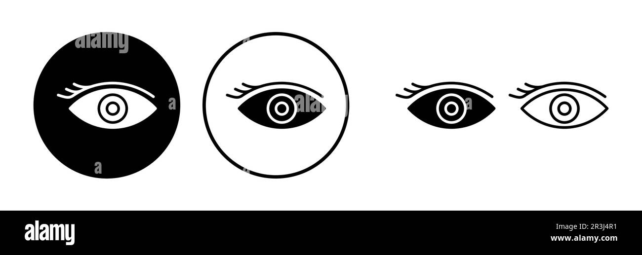 Eye icon. Look and Vision icon. Eye vector icon Stock Vector Image ...