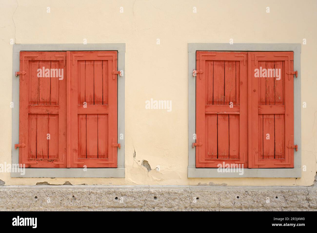 Window with closed window shutter Stock Photo - Alamy