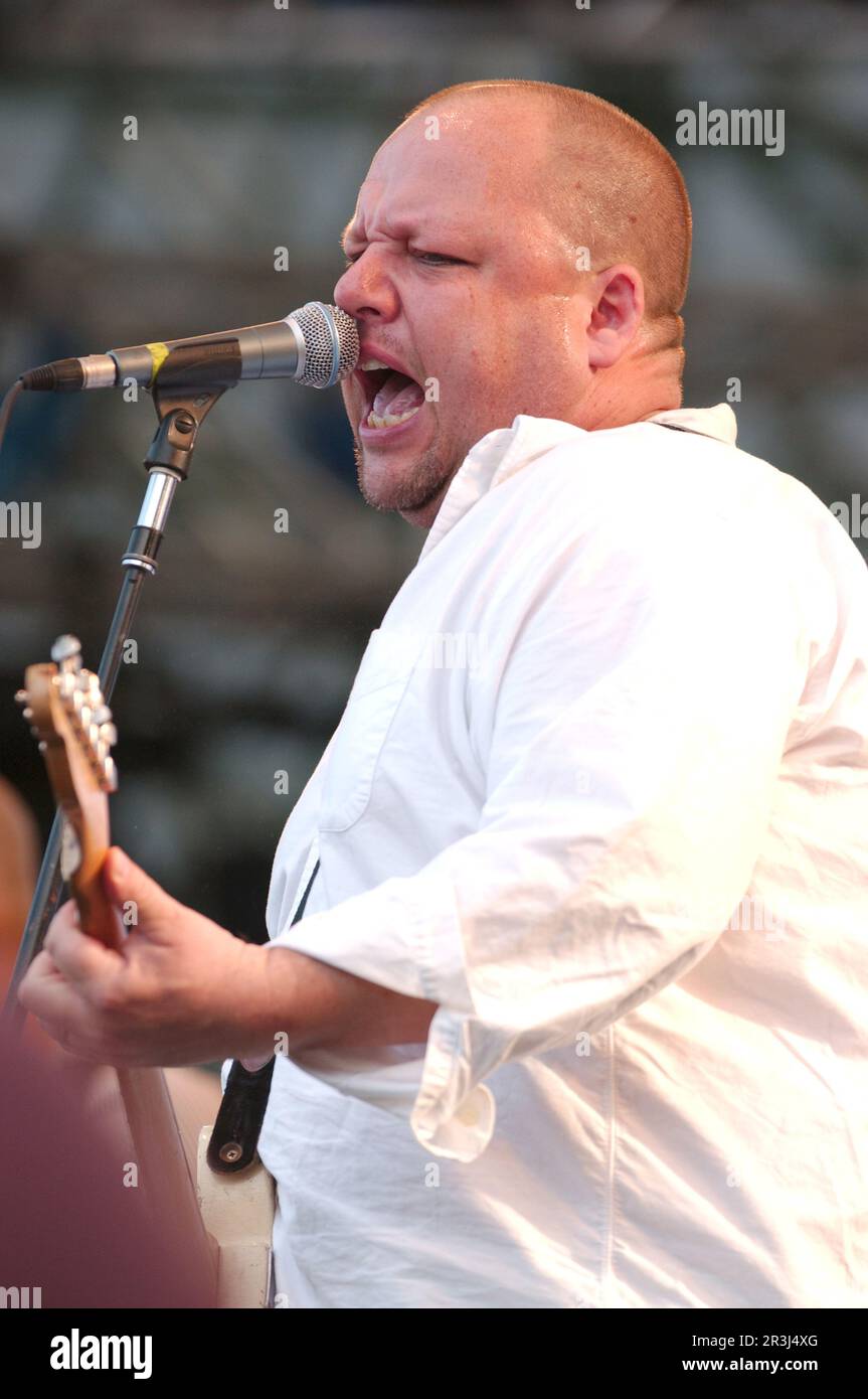 Imola Italy 2004-06-20 : Frank Black singer and guitarist of Pixies ...