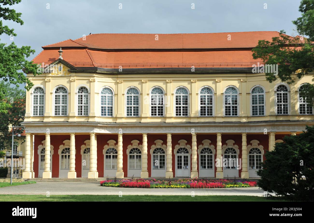 Palace garden salon and orangery in Merseburg Stock Photo - Alamy