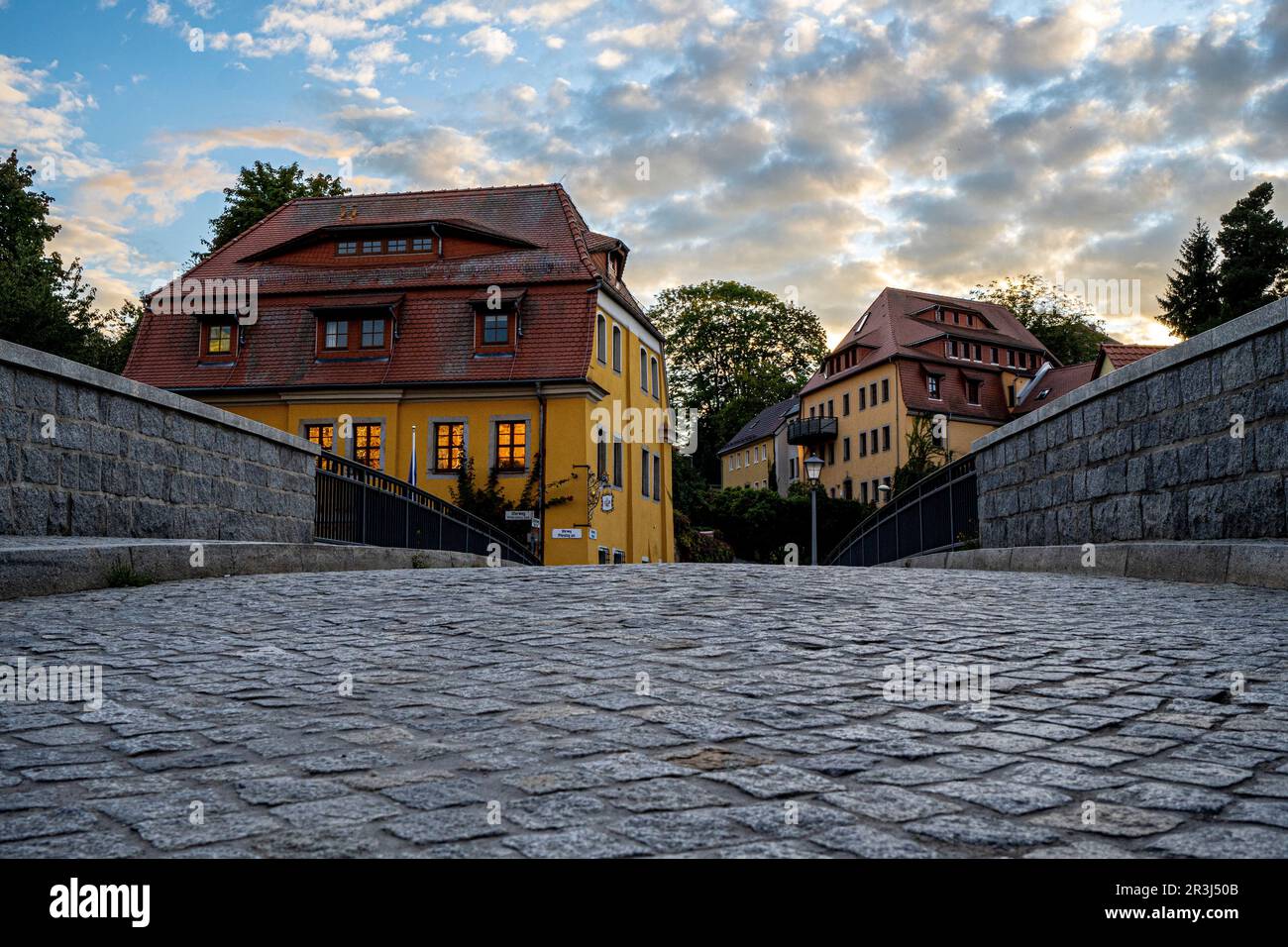 Bautzen(Budysin), Scharfensteg bridge Stock Photo - Alamy