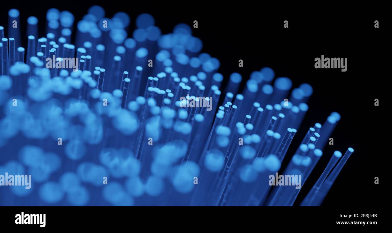 Fibre optic for data transfer transmission Stock Photo - Alamy