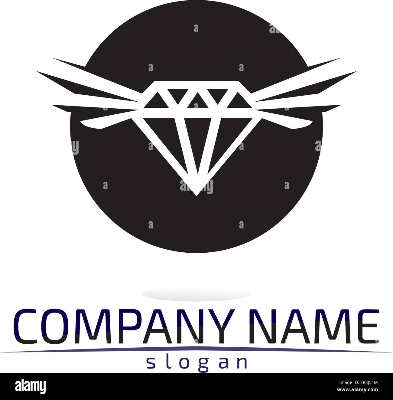Diamond and Jewel design vector Logo Template symbol Stock Vector Image ...