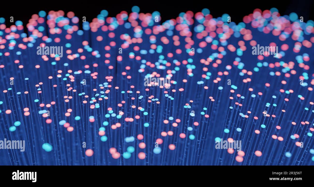 Fibre optic for data transfer transmission Stock Photo - Alamy