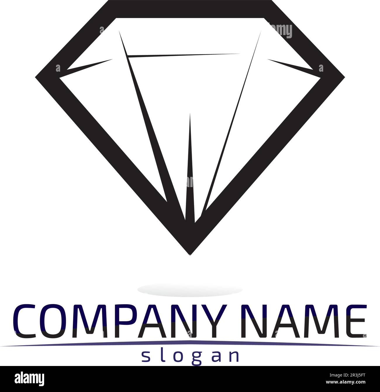 Diamond and Jewel design vector Logo Template symbol Stock Vector Image ...