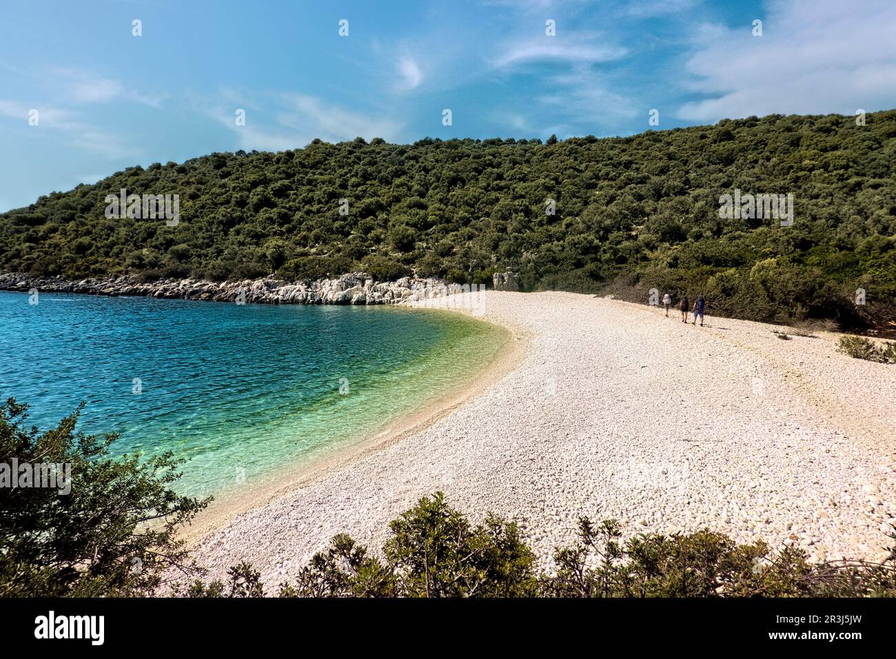 Beautiful pristine Cakil Beach on the Lycian Way, Demre, Turkey Stock ...