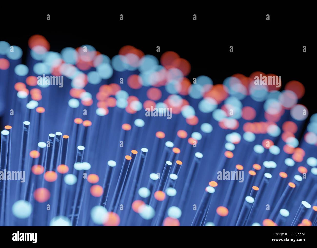 Fibre optic for data transfer transmission Stock Photo - Alamy