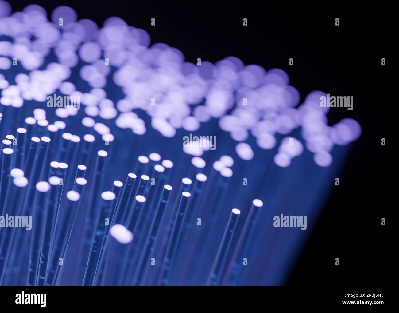 Fibre optic for data transfer transmission Stock Photo - Alamy