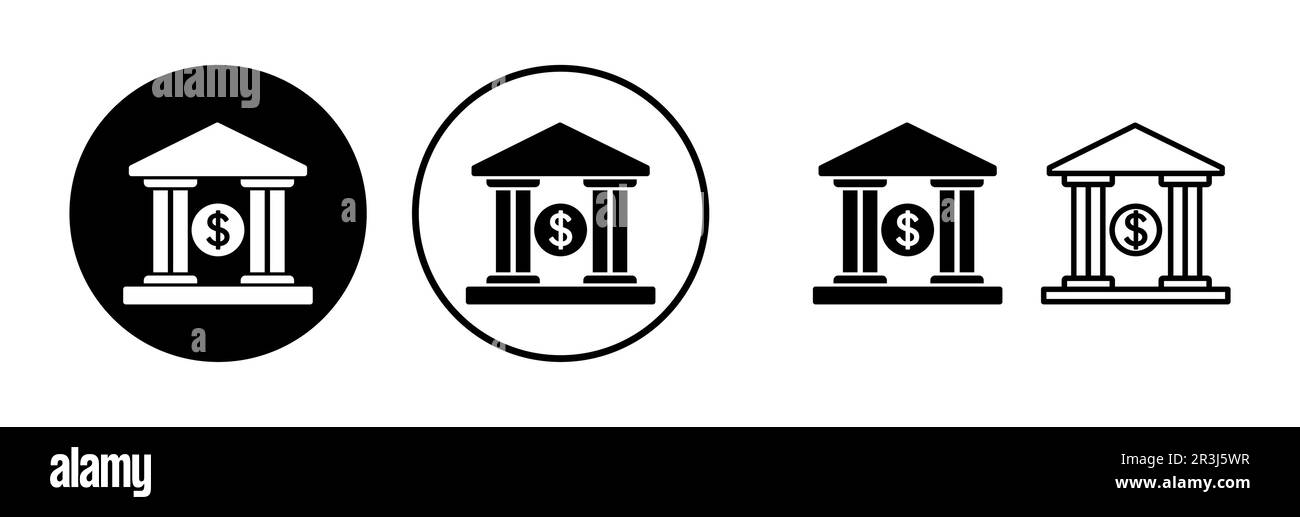 Bank icon vector. bank icon symbol Stock Vector Image & Art - Alamy