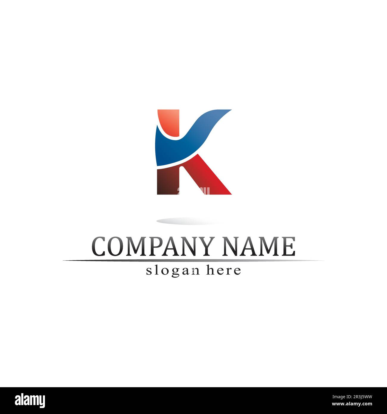 K logo design hi-res stock photography and images - Alamy