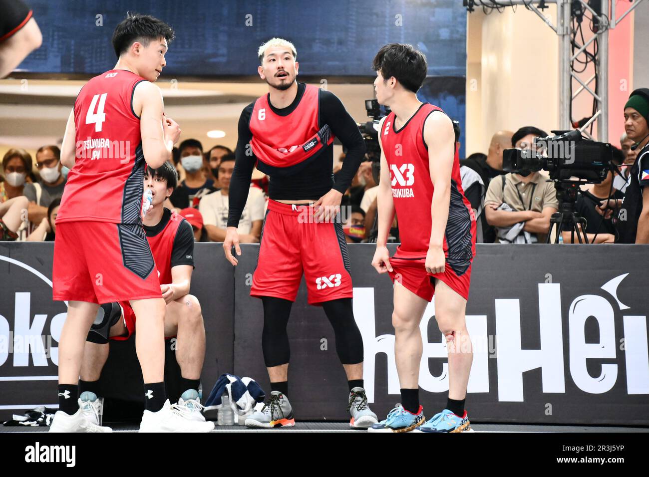 Makati, Philippines. 20th May, 2023. Tsukuba ALBORADA team group 3x3 ...