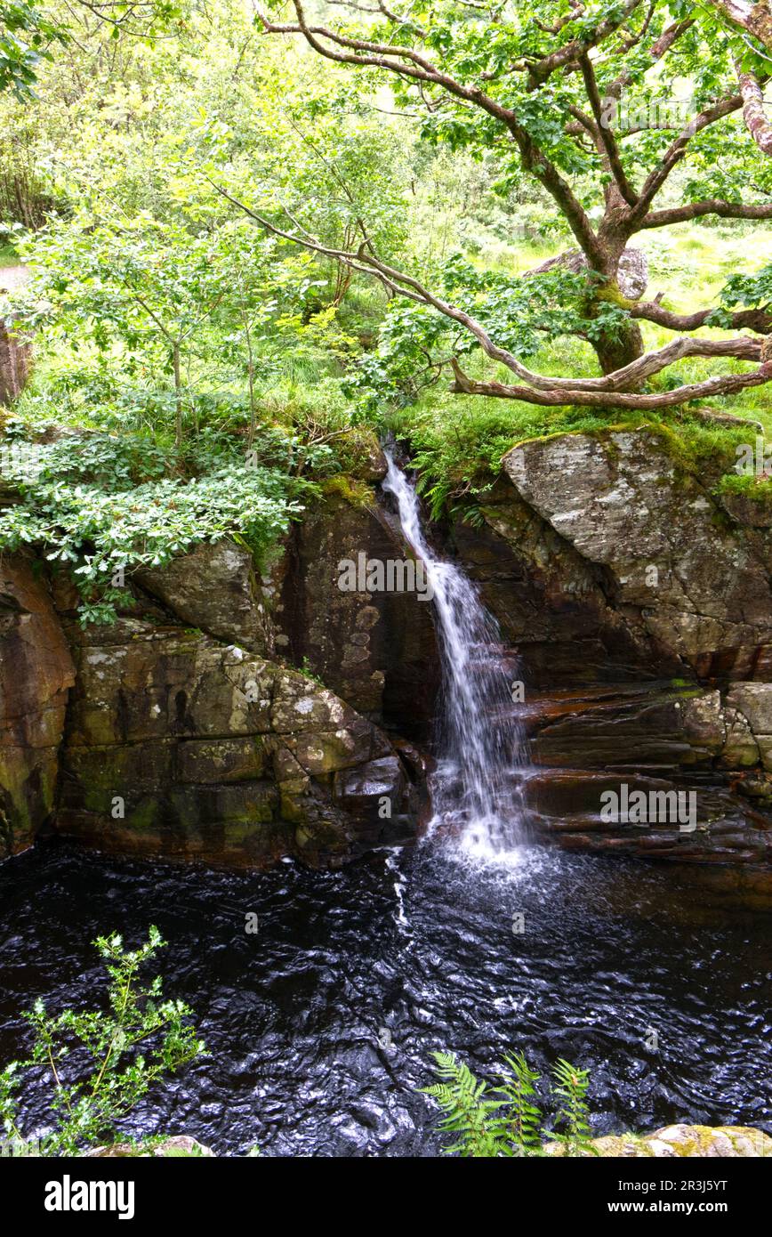 Steall Falls, Fort William, Highland, Scotland, Great Britain Stock ...