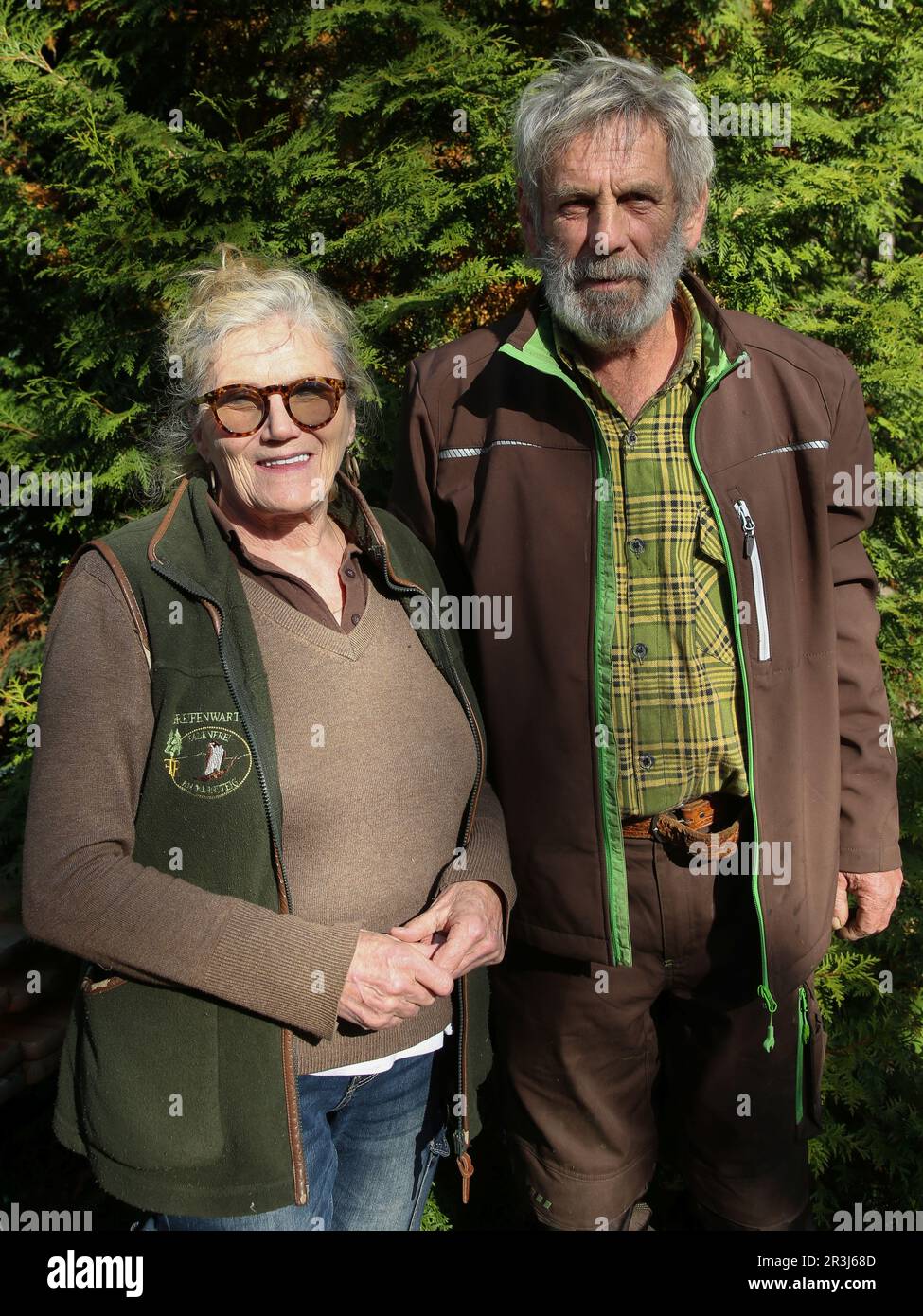 Falconer Ralf Schubach founder of the Greifenwarte falconry the ...