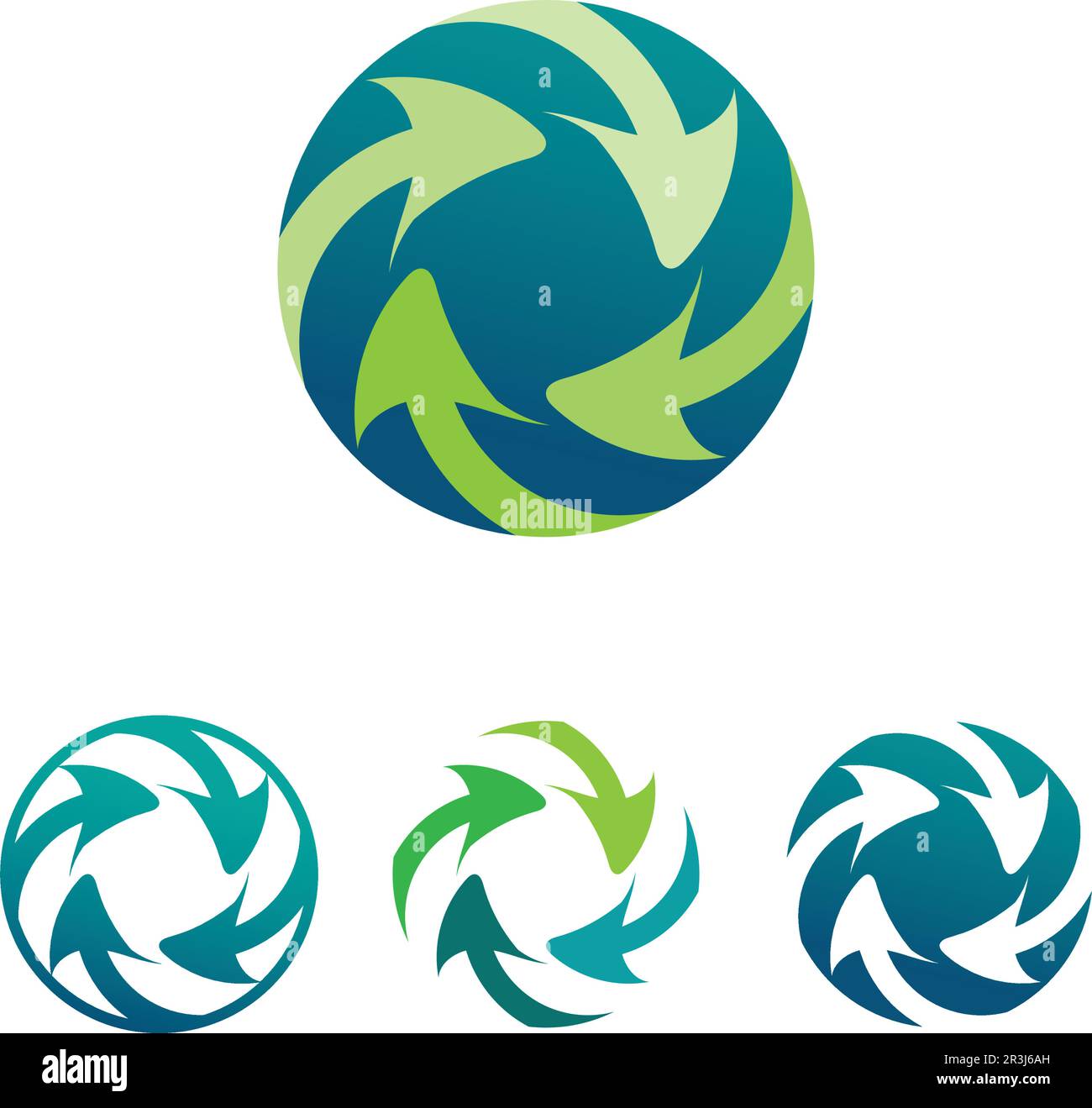 Arrows vector illustration icon Logo Template design Stock Vector Image ...